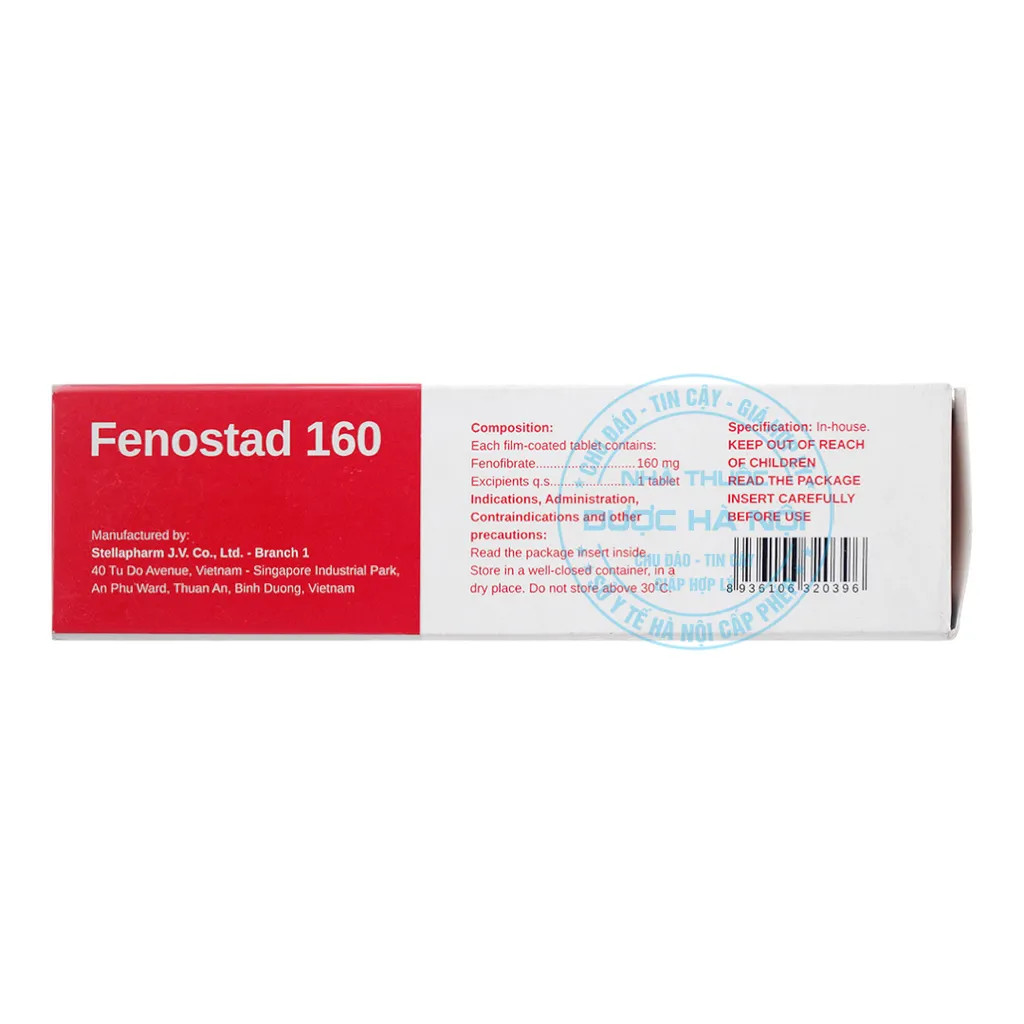Thuốc Fenostad 160 điều trị hiệu quả bệnh mỡ máu