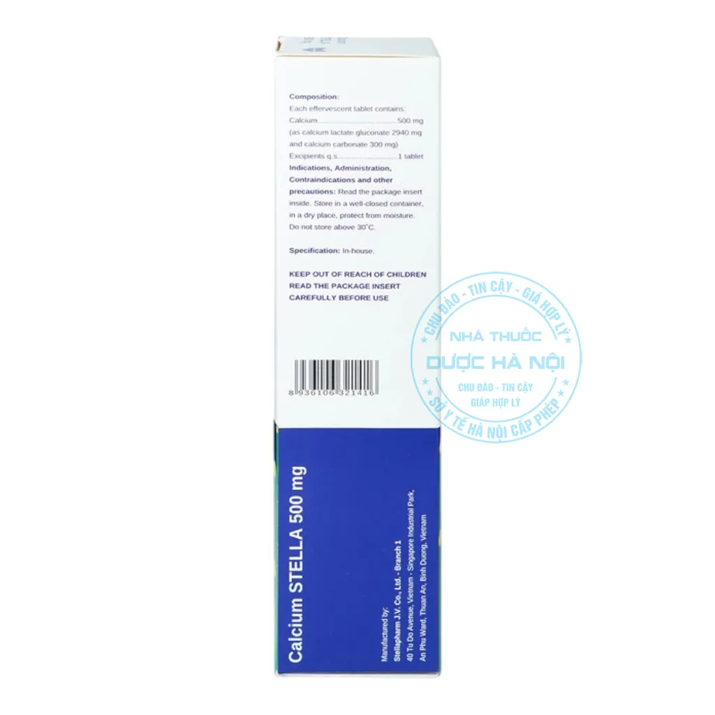 Thuốc Sủi Calcium Stada duy trì sức khỏe xương khớp