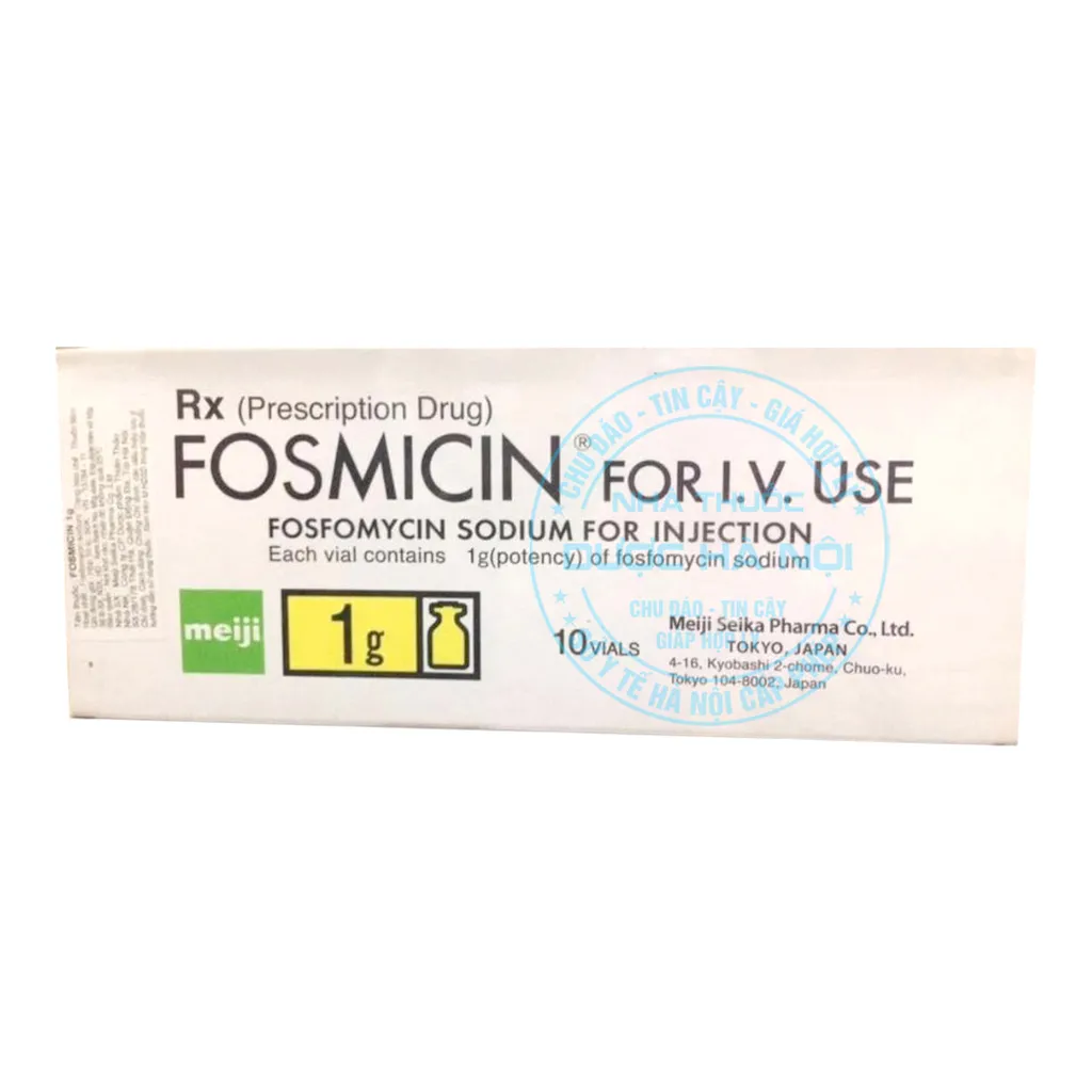 Thuốc tiêm Fosmicin For I.V Use điều trị các chứng nhiễm khuẩn nặng