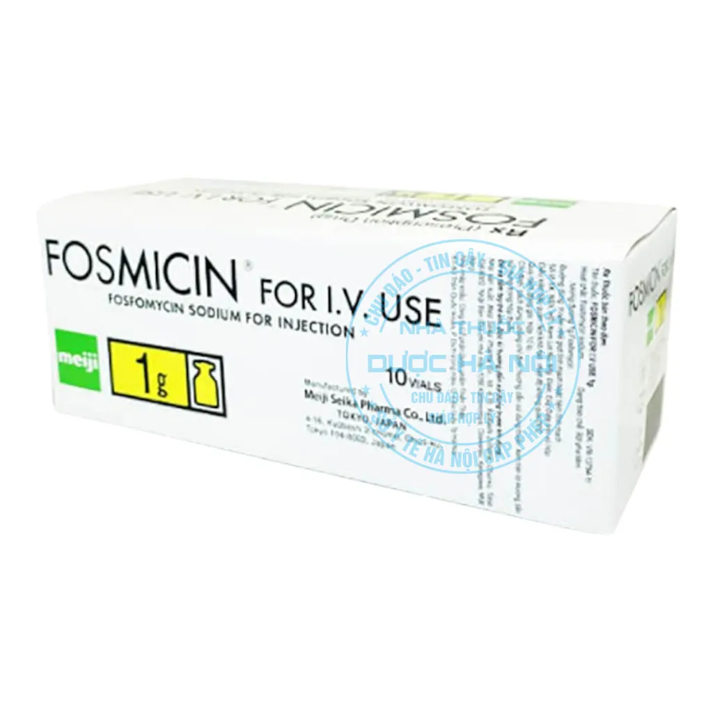 Thuốc tiêm Fosmicin For I.V Use điều trị các chứng nhiễm khuẩn nặng