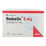 Thuốc Ambelin 5mg điều trị tăng huyết áp và đau thắt ngực