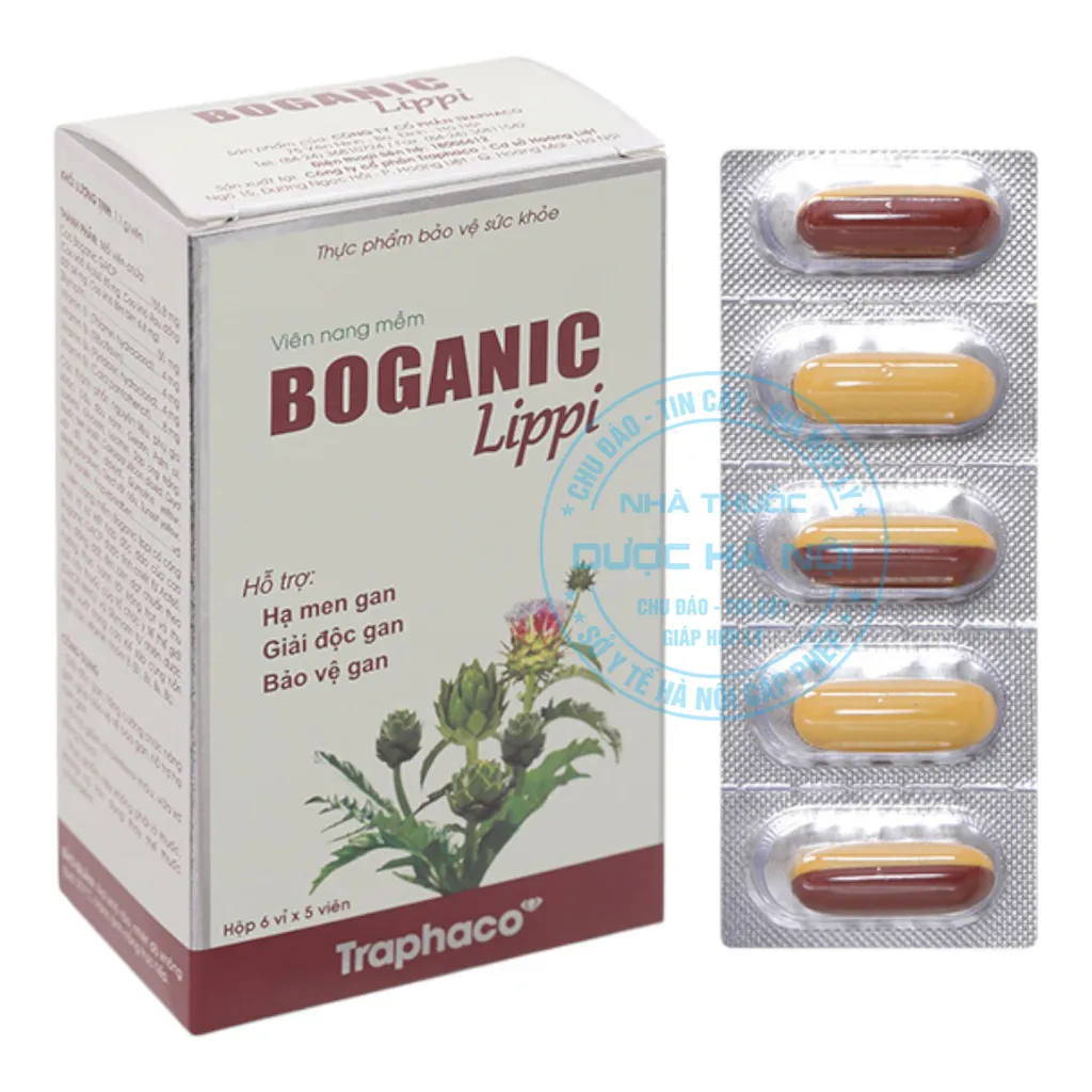 Viên uống Boganic Lippi là một sản phẩm hỗ trợ bảo vệ gan an toàn và ...