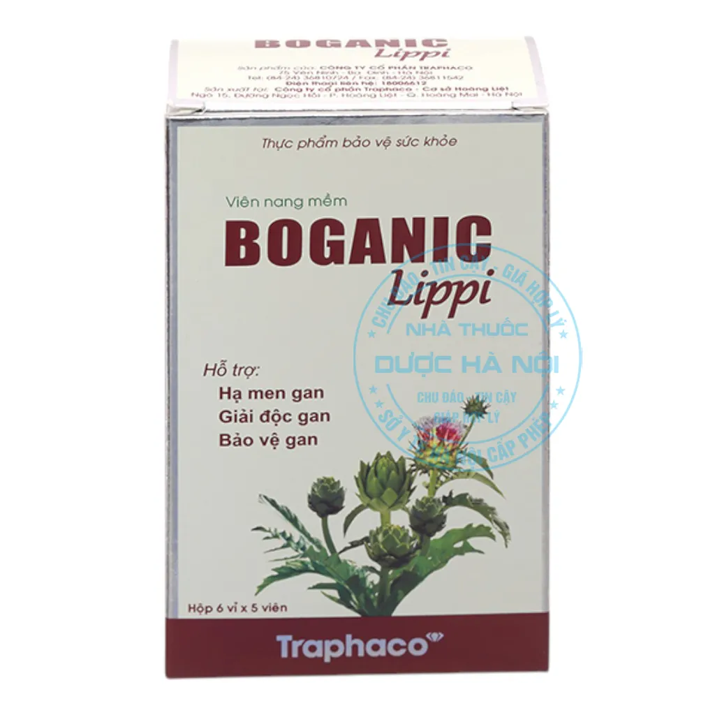 Viên uống Boganic Lippi là một sản phẩm hỗ trợ bảo vệ gan an toàn và ...