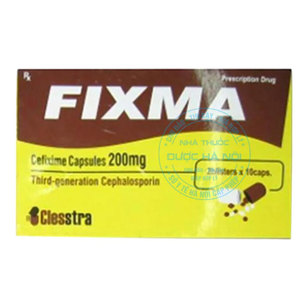 Thuốc Fixma 200mg điều trị các bệnh nhiễm khuẩn do vi khuẩn nhạy cảm