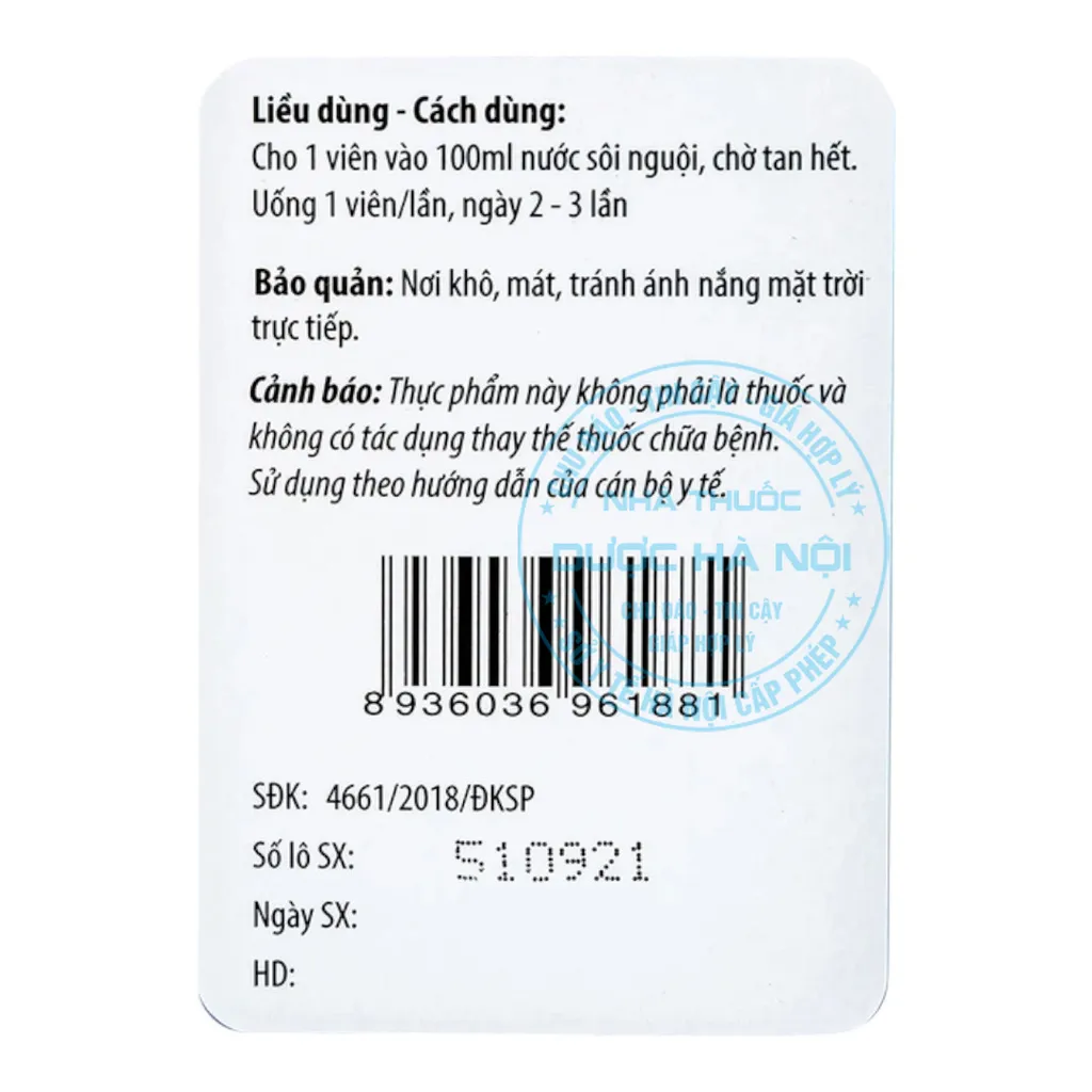 Viên sủi Oresol Pluz hỗ trợ bù nước, điện giải, cung cấp năng lượng ...