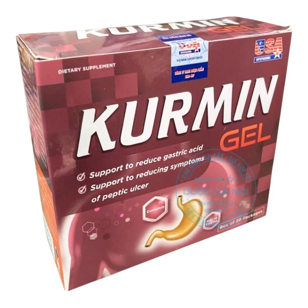 Kurmin gel hỗ trợ hiệu quả trong việc cân bằng acid dịch vị và phục hồi ...